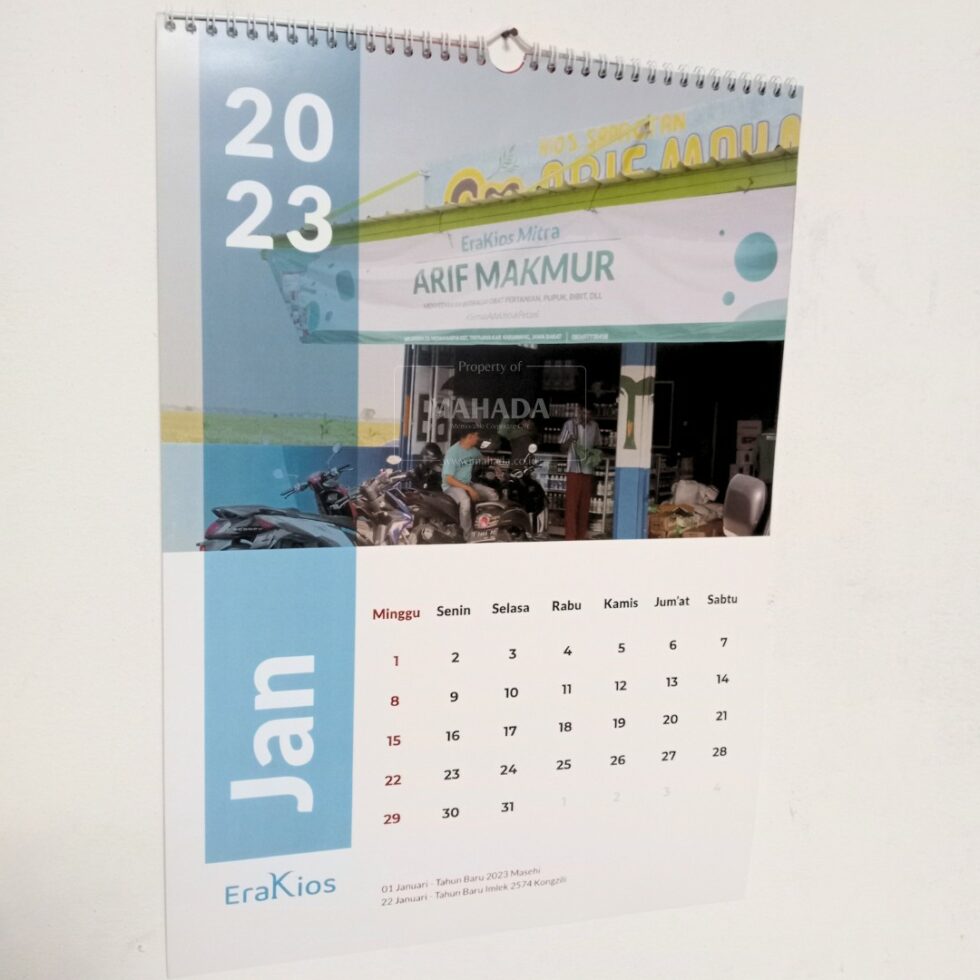 Cetak Kalender Custom 2025