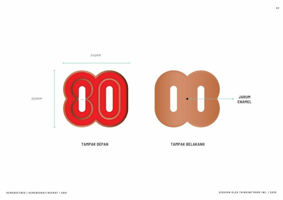 Enamel Pin Custom untuk Perayaan 17 Agustus 2025 - Mahada